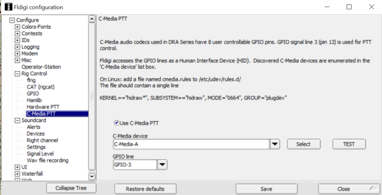 How to configure FLDIGI to use Master Communication DRA 30-36 Sound ...